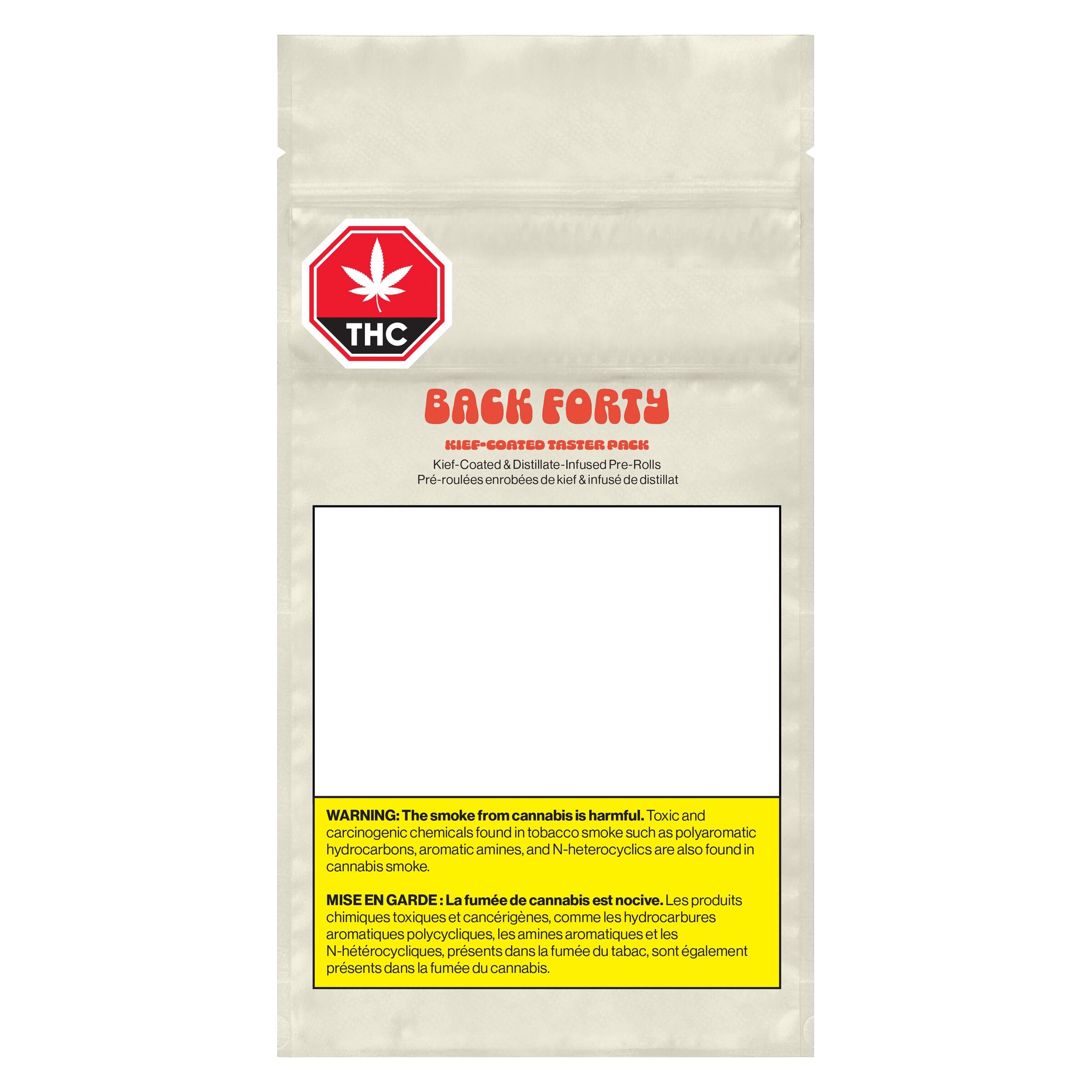 Back Forty Kief Coated Taster Pack Infused Pre-Rolls 3x0.5g | Sativa ...