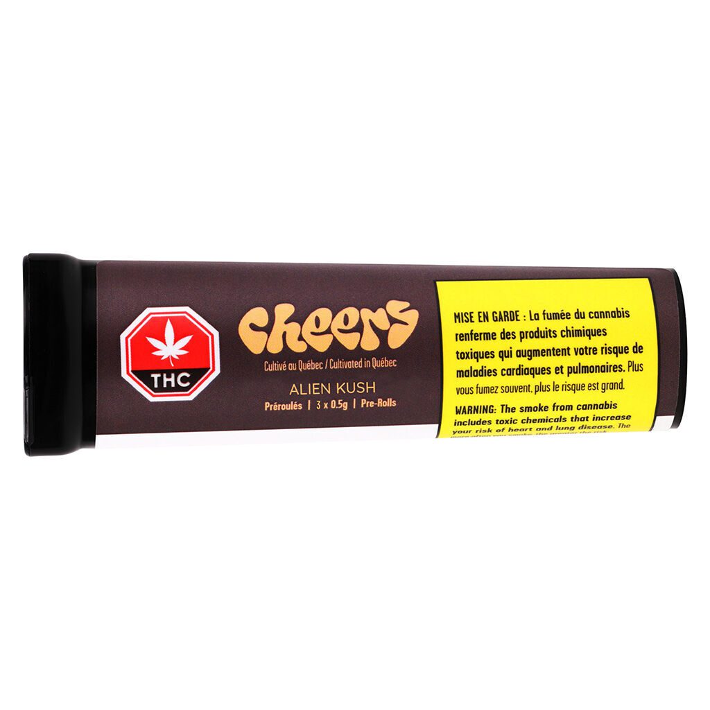 Alien Kush Pre-Rolls 3 Pack Indica 0.0% | 0.00% Terps | Montrose Cannabis