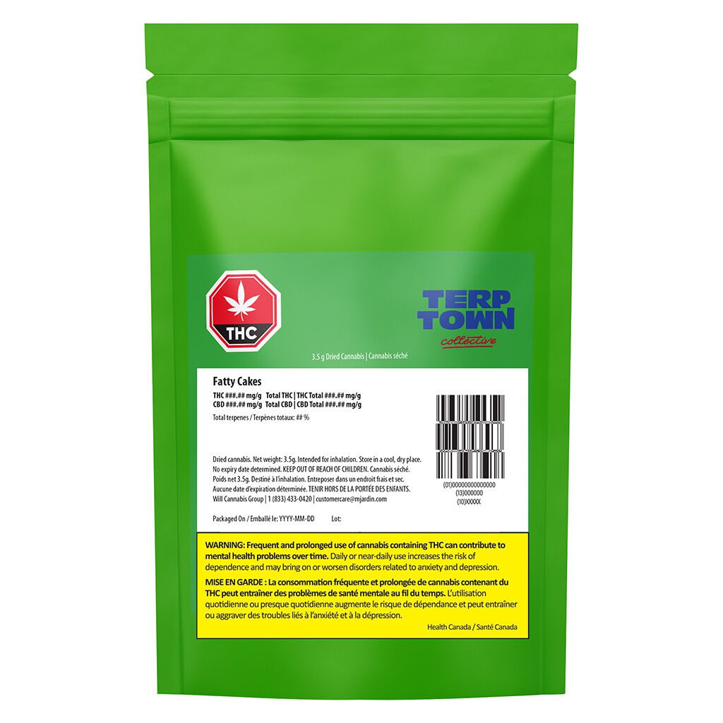 Fatty Cakes 3.5g Indica 31.1% | 4.04% Terps | Montrose Cannabis